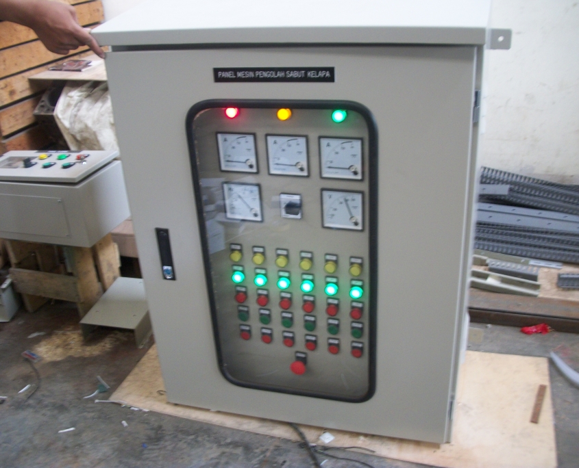 Project Pabrik Sabut Kelapa – Panel PLC|Control Panel Listrik ...