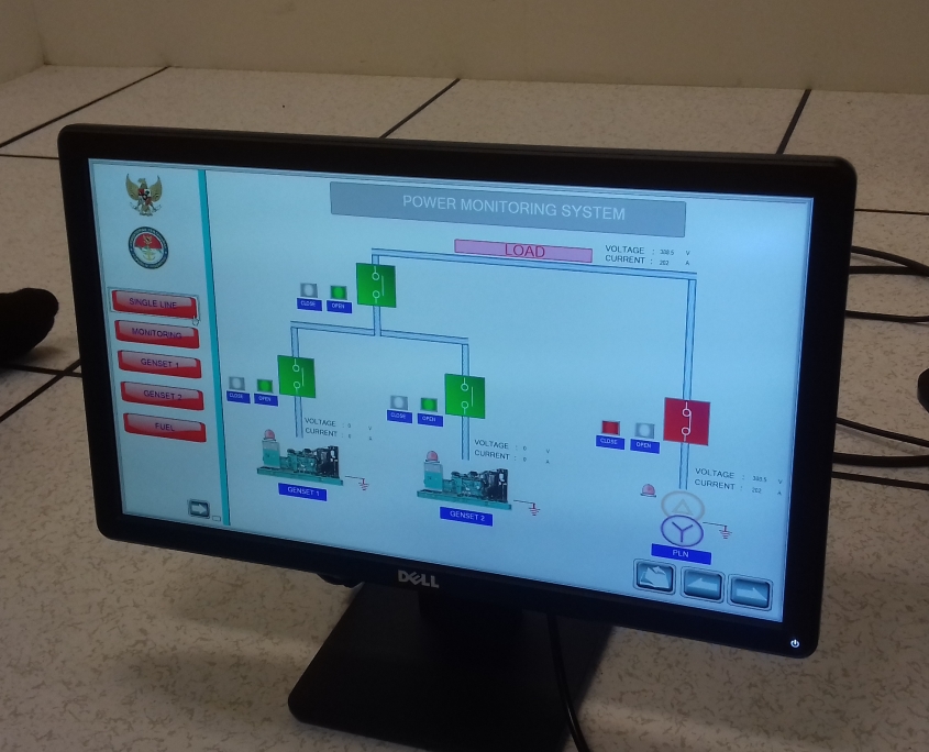 SCADA Power Monitoring Panel SYNCHRONE Genset KEMENHAN – Panel PLC ... SCADA Power Monitoring Panel SYNCHRONE Genset KEMENHAN – Panel PLC ...